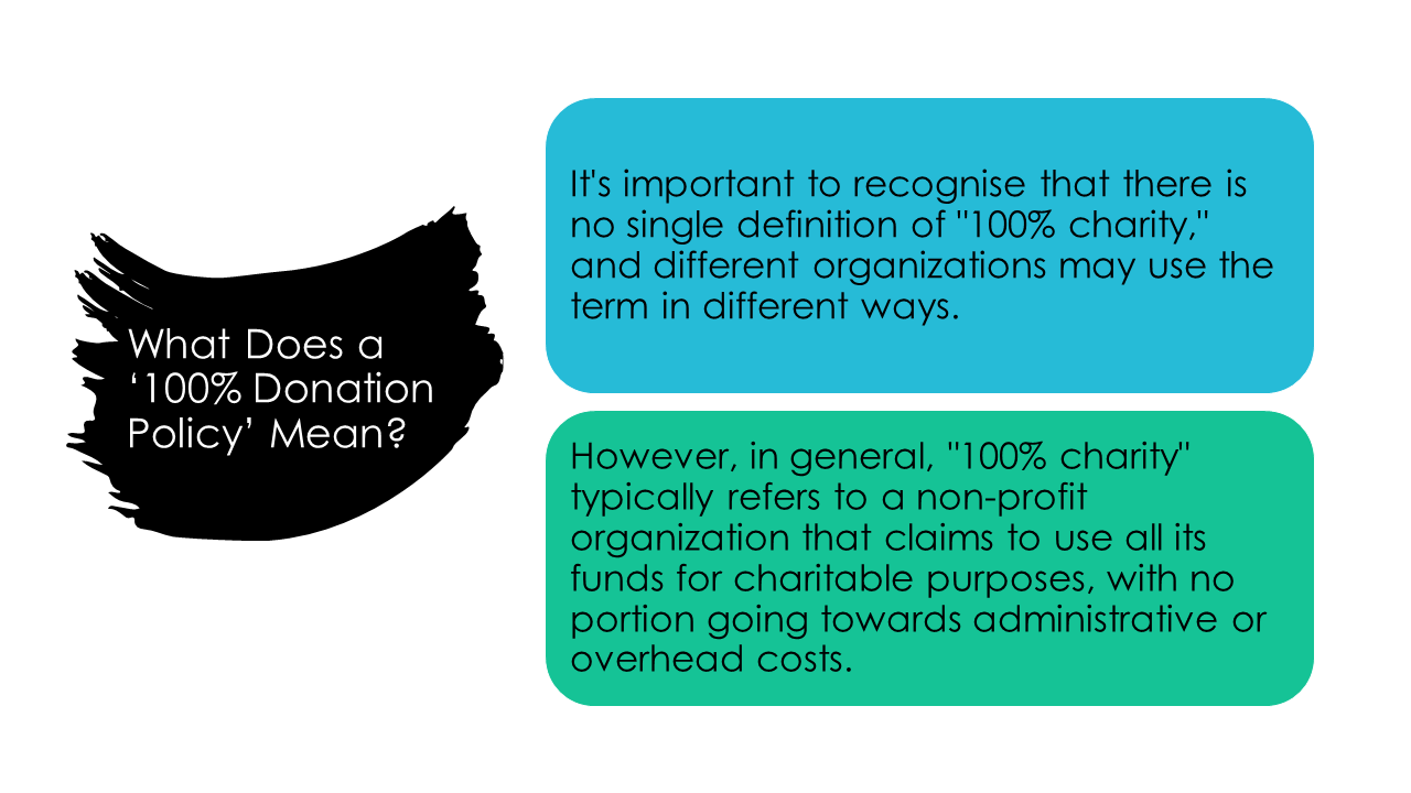 Donation Policy Humanitarian Charity