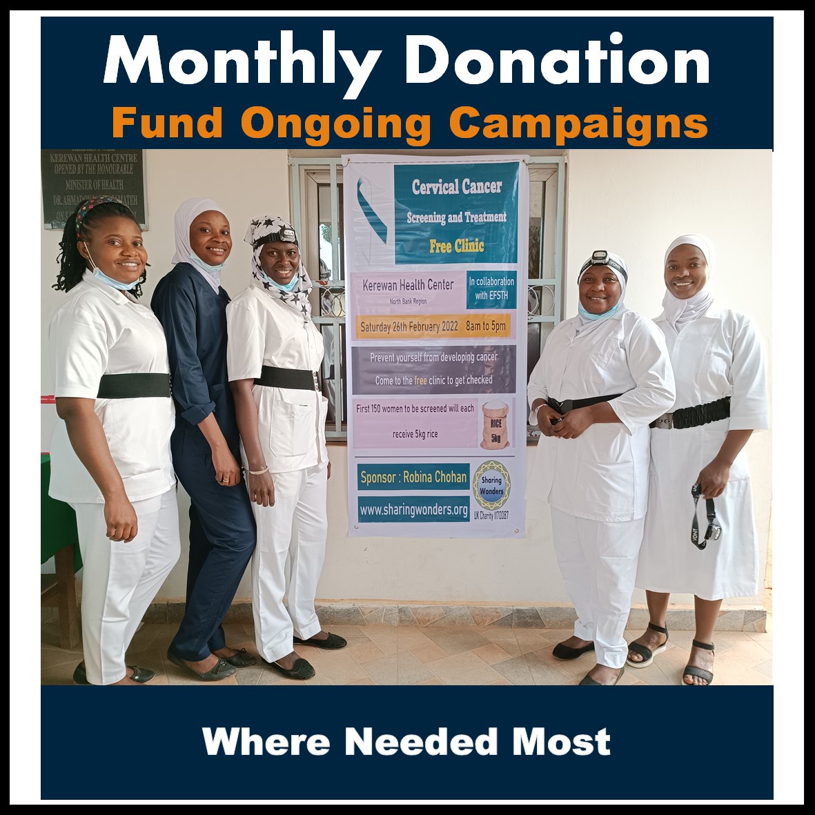 General Donations - MONTHLY Humanitarian Charity