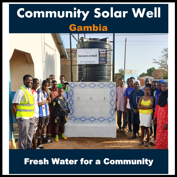 Solar Community Well Gambia Humanitarian Charity